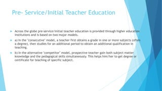 Introduction to Teacher Education-Unit 01- 8626 | PPTX