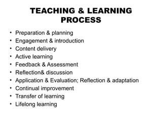 TEACHING LEARNING PROCESS IN NURSING EDUCATION | PPTX
