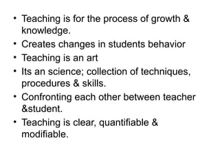 TEACHING LEARNING PROCESS IN NURSING EDUCATION | PPTX