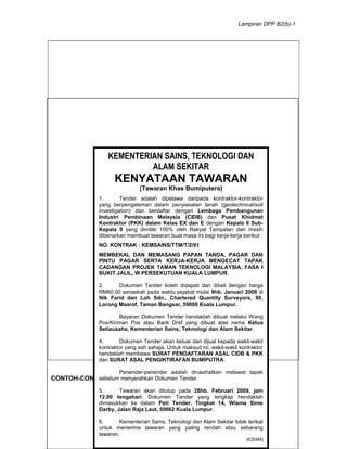 Unit 1 tender 1.1 | DOC