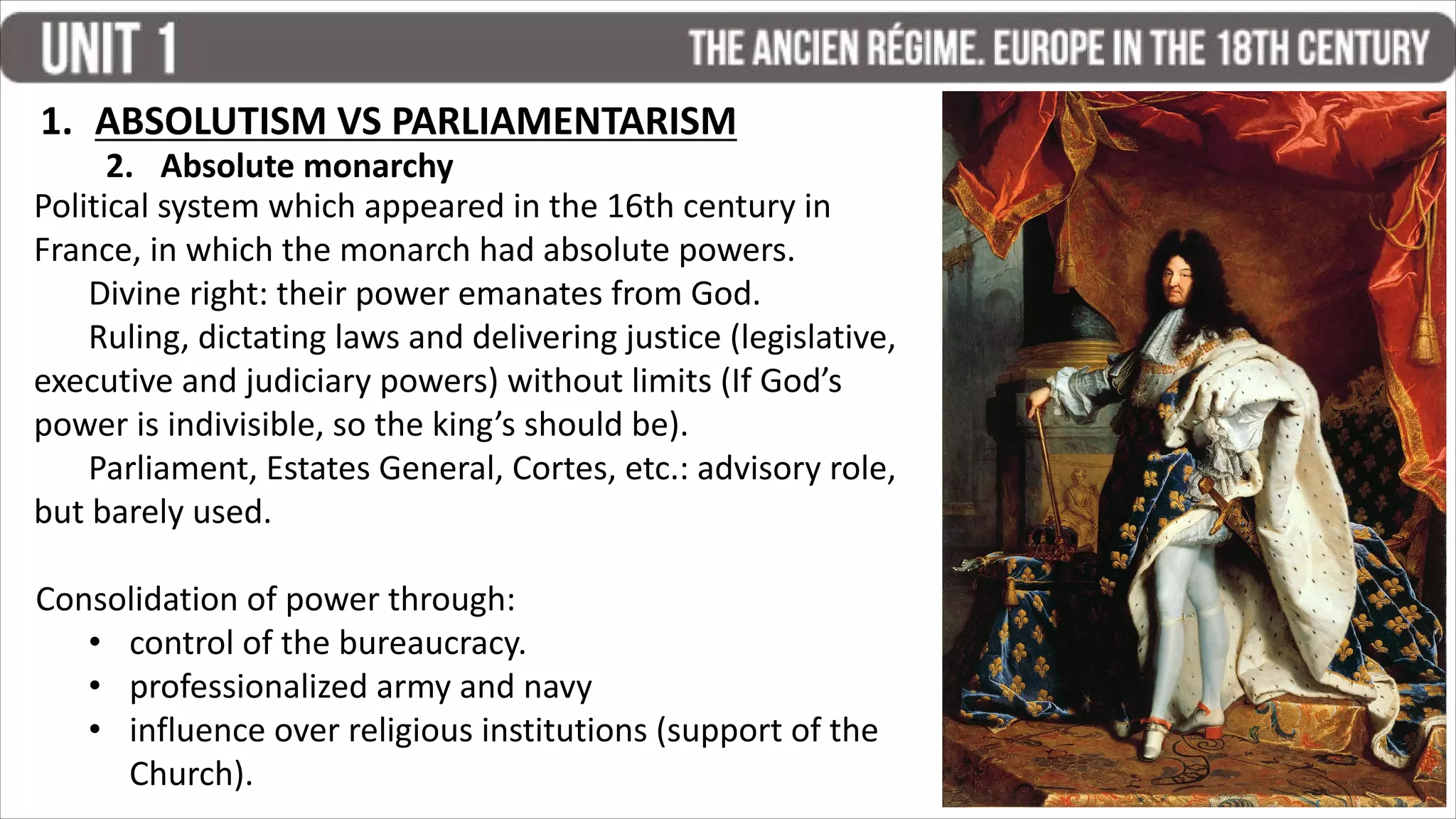 Unit 1 - The Ancien Régime. Europe in the 18th century.pdf