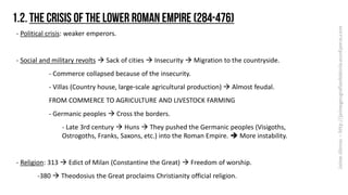 Unit 1, section 1 - The Fall of Rome and the Germanic Peoples | PDF