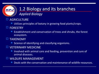 Unit 1 the science of biology | PPT