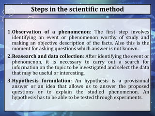 Unit 1 - The scientific method and the laboratory work | PDF