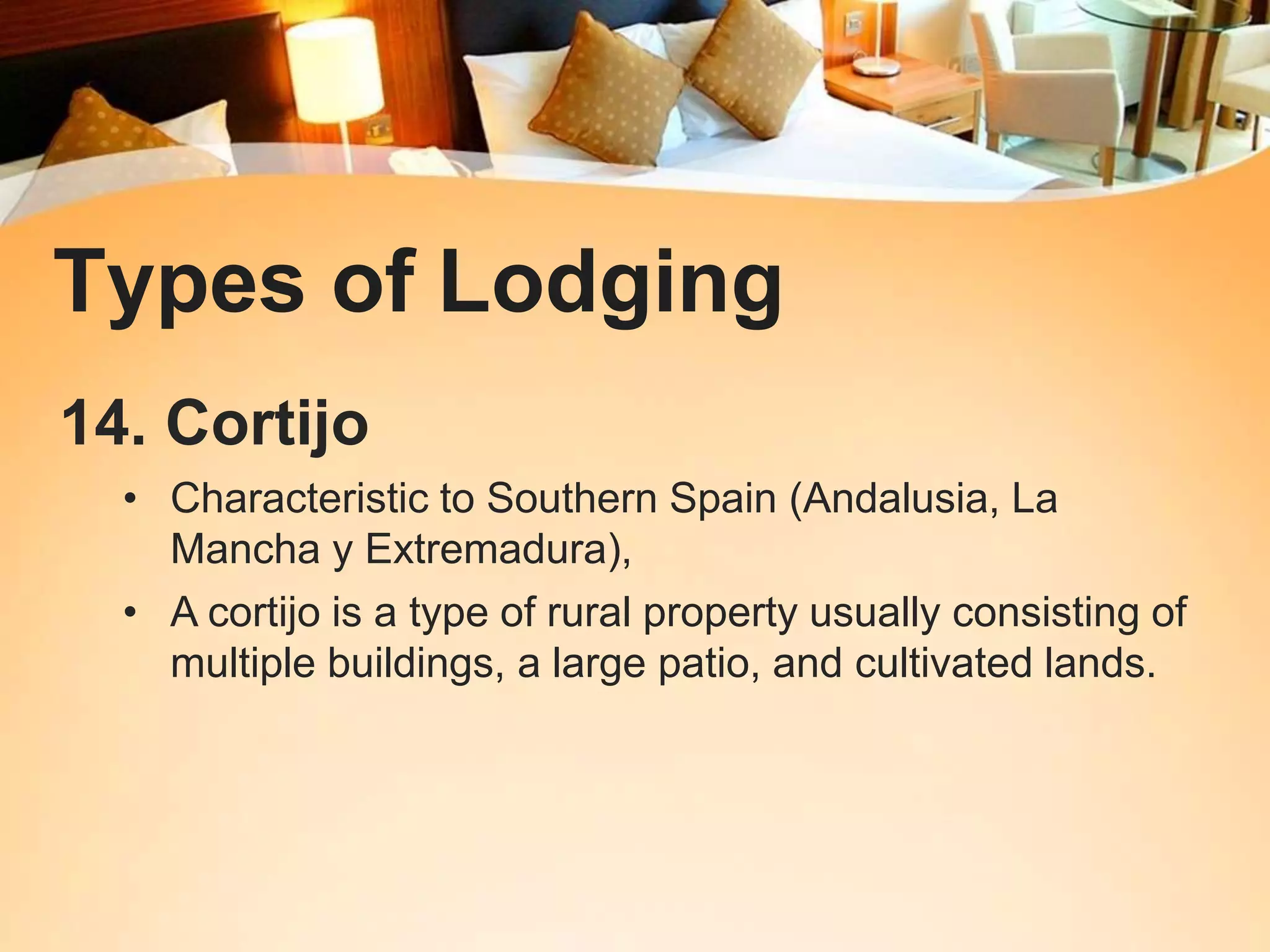 Unit 1 - Topic 2 - Categories of Lodging Establishments.pptx | Bed ...