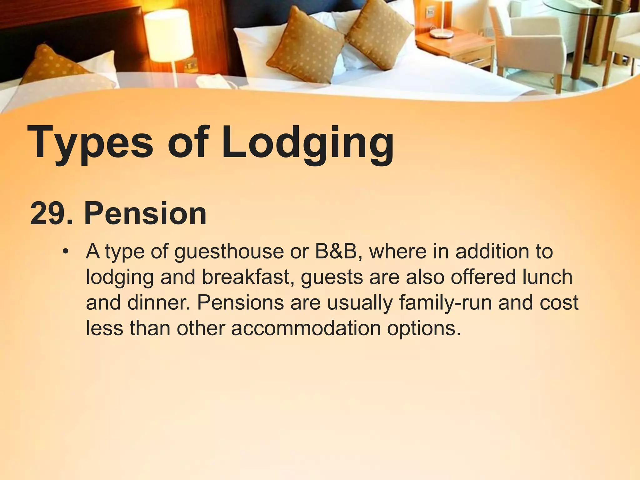 Unit 1 - Topic 2 - Categories of Lodging Establishments.pptx