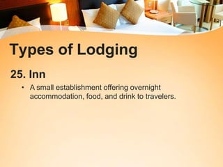 Unit 1 - Topic 2 - Categories of Lodging Establishments.pptx