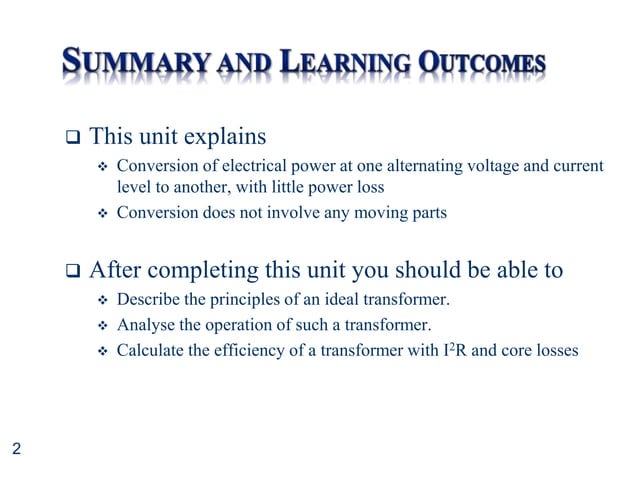 Unit1-Transformers.ppt | Computer Networking | Computing