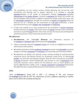 module 2: ultra structure of cell | PDF