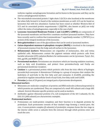 Unit1 ultra structure of cell | PDF