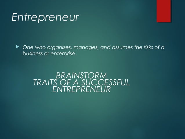 Unit1 understanding entrepreneurship | PPT