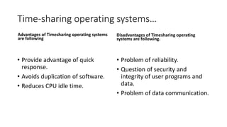 UNIT 1 - UNDERSTANDINGTHE PRINCIPLES OF OPERATING SYSTEM.pptx | Operating Systems | Computer ...