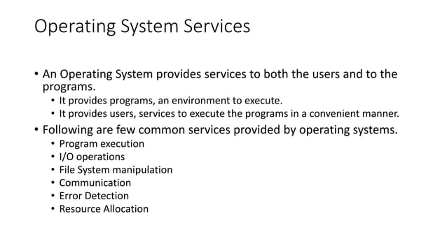 UNIT 1 - UNDERSTANDINGTHE PRINCIPLES OF OPERATING SYSTEM.pptx | Operating Systems | Computer ...
