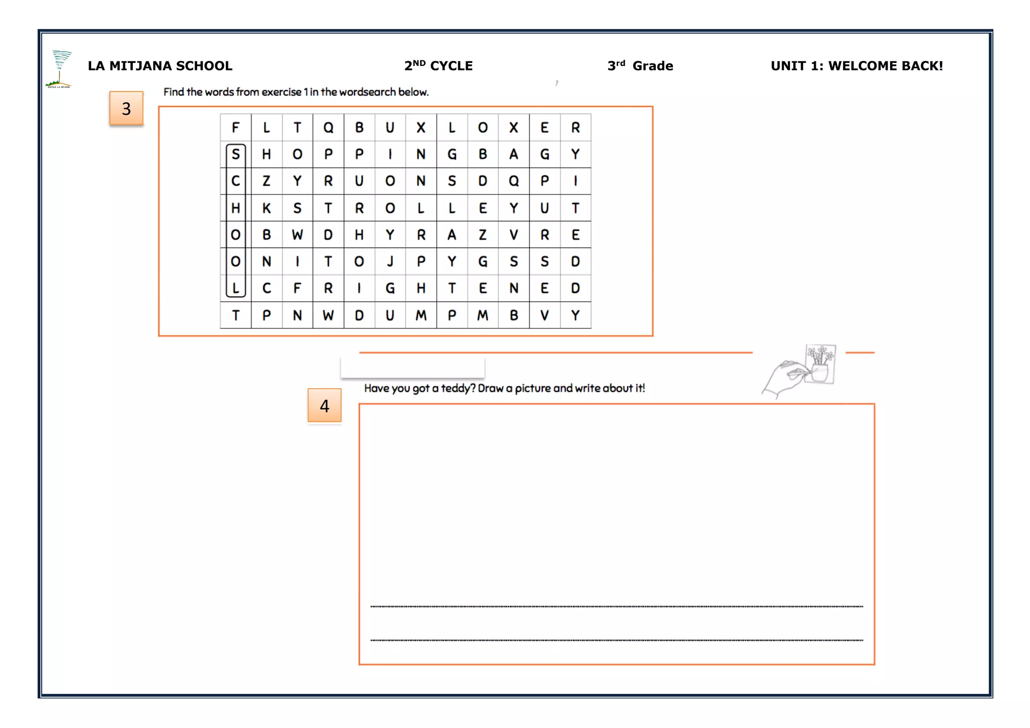 3rd Grade Unit 1 | PDF