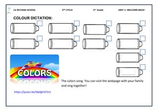 3rd Grade Unit 1 | PDF