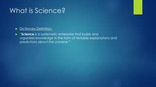 Unit 1 - What Is Science? | PPT