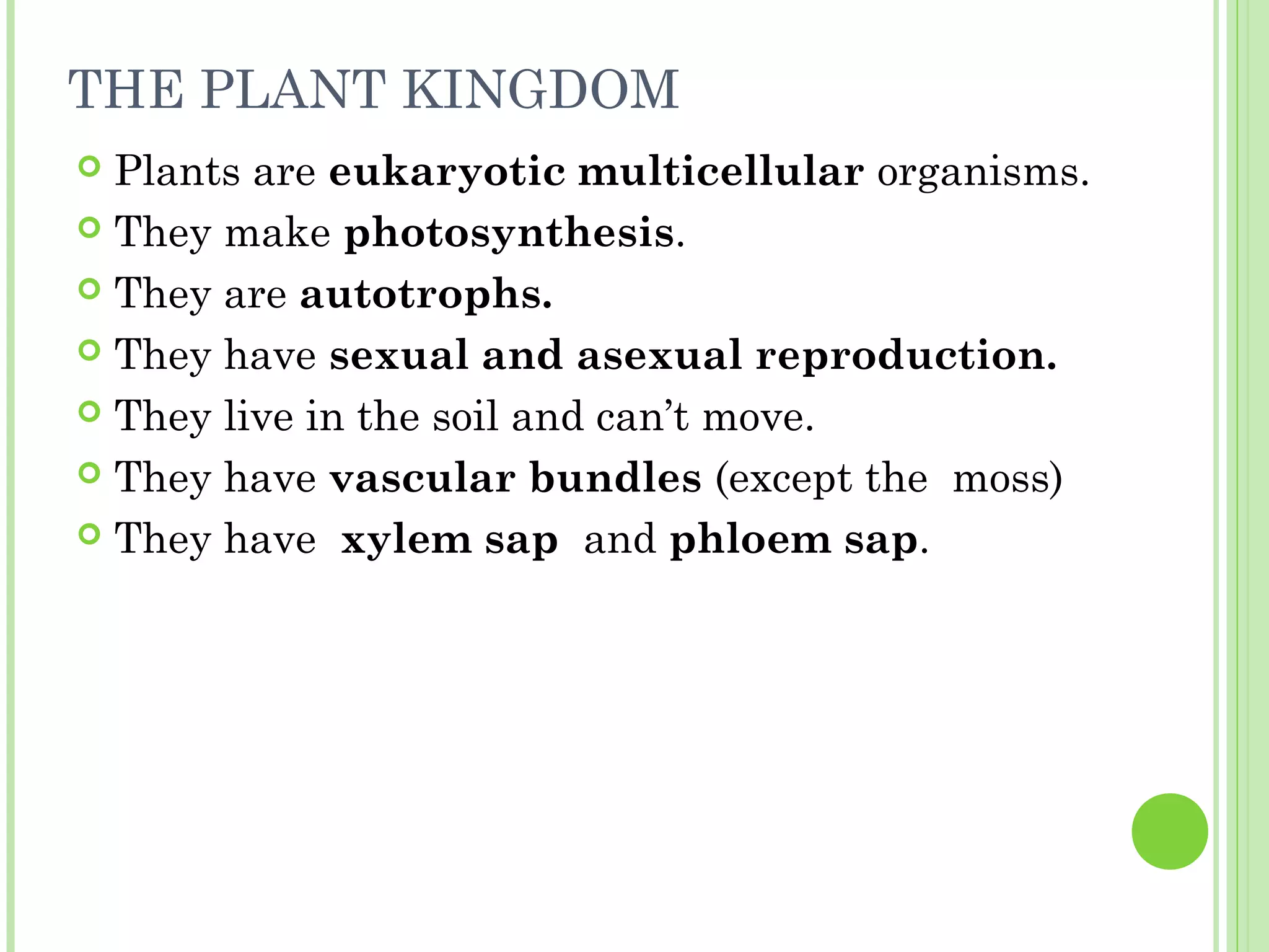 Unit 10: Plant kingdom | PPT