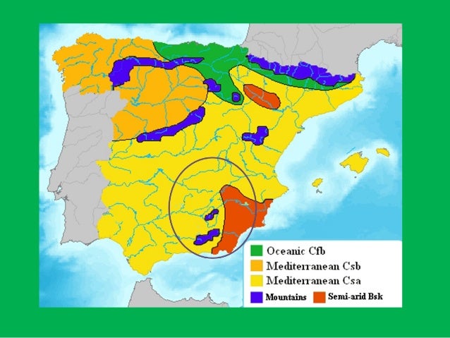 Unit 10: Spanish climates