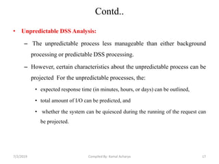 Capacity Planning of Data Warehousing | PPTX