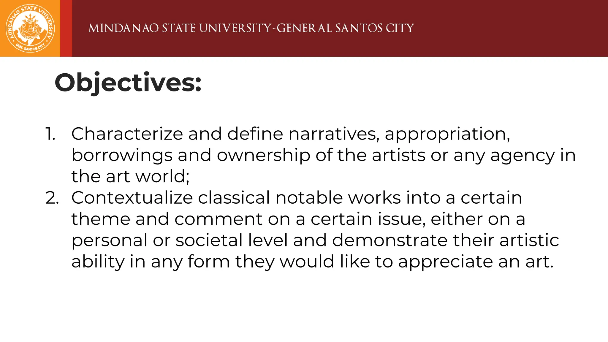 Narratives Appropriation Borrowing And Ownership Of Art Unit 10 Pptx