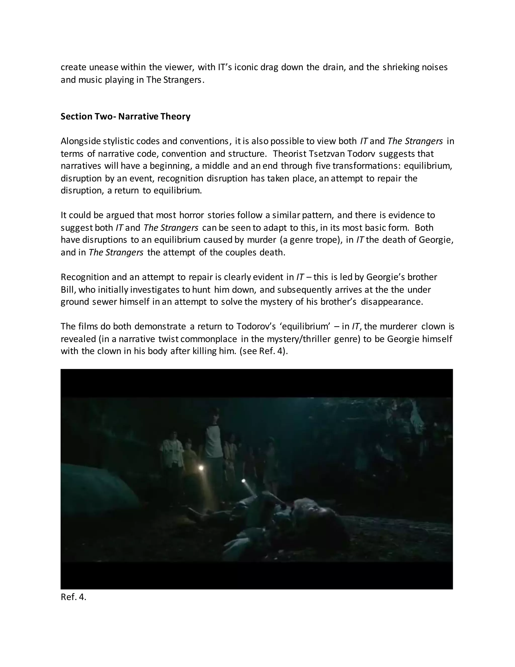 Unit 10 assignment 1 (horror genre) | DOCX