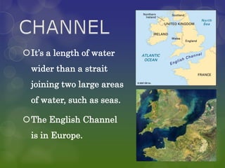 Basic geography terms | PPTX