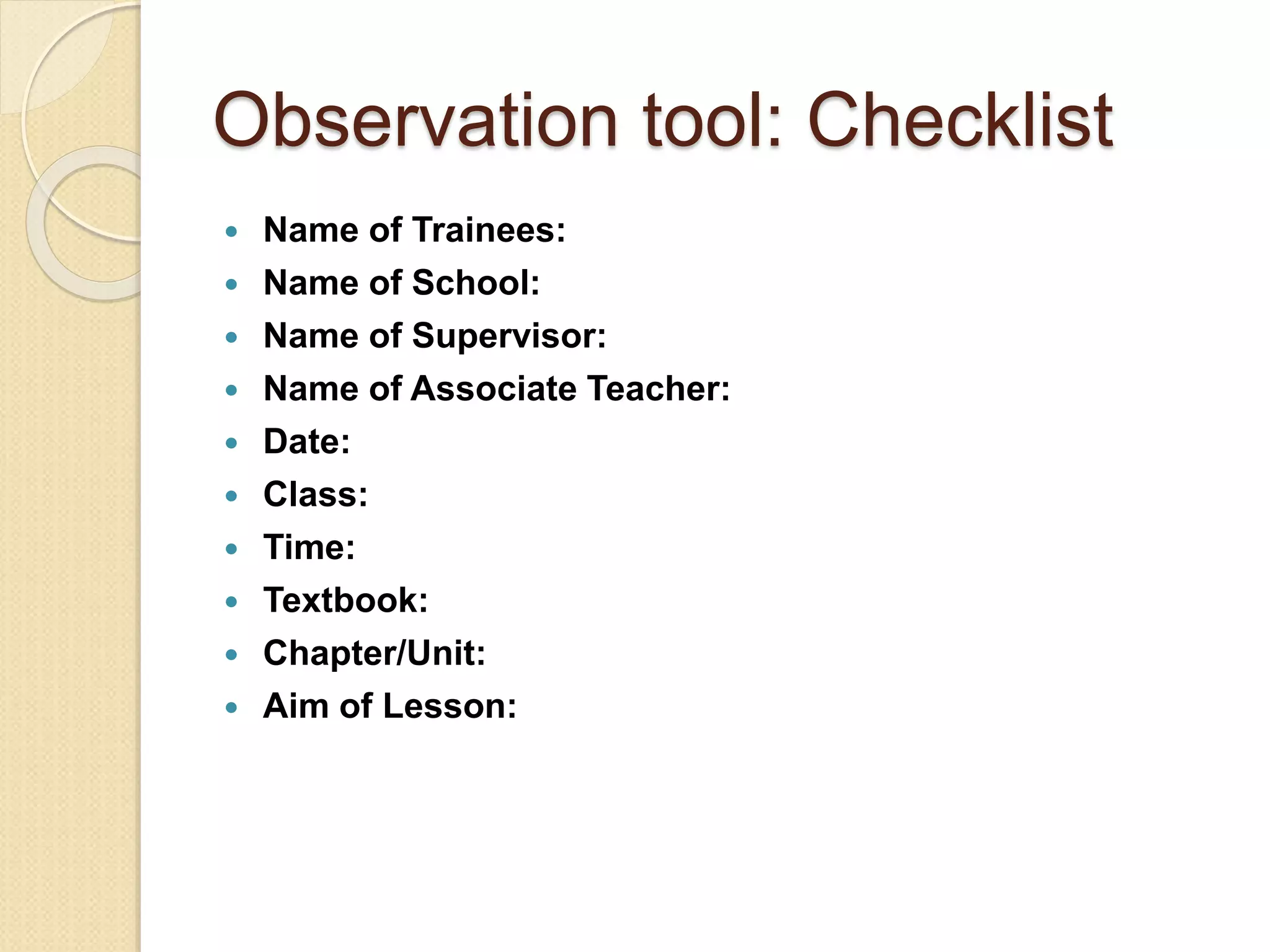 Unit 10- Classroom Observation.ppt