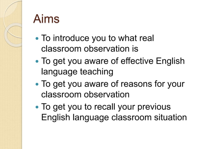 Unit 10- Classroom Observation.ppt | Educational Assessment | Education