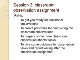 Unit 10- Classroom Observation.ppt