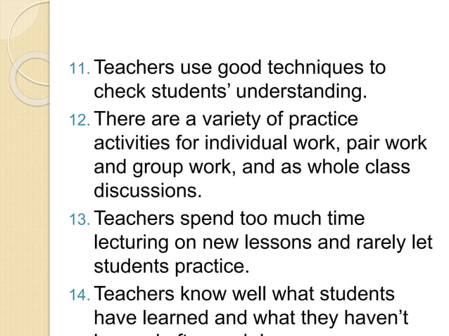 Unit 10- Classroom Observation.ppt | Educational Assessment | Education