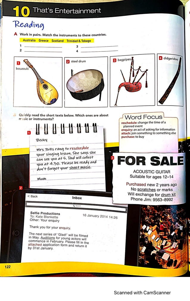 Unit 10 Close Up textbook pg 122-124 | PDF