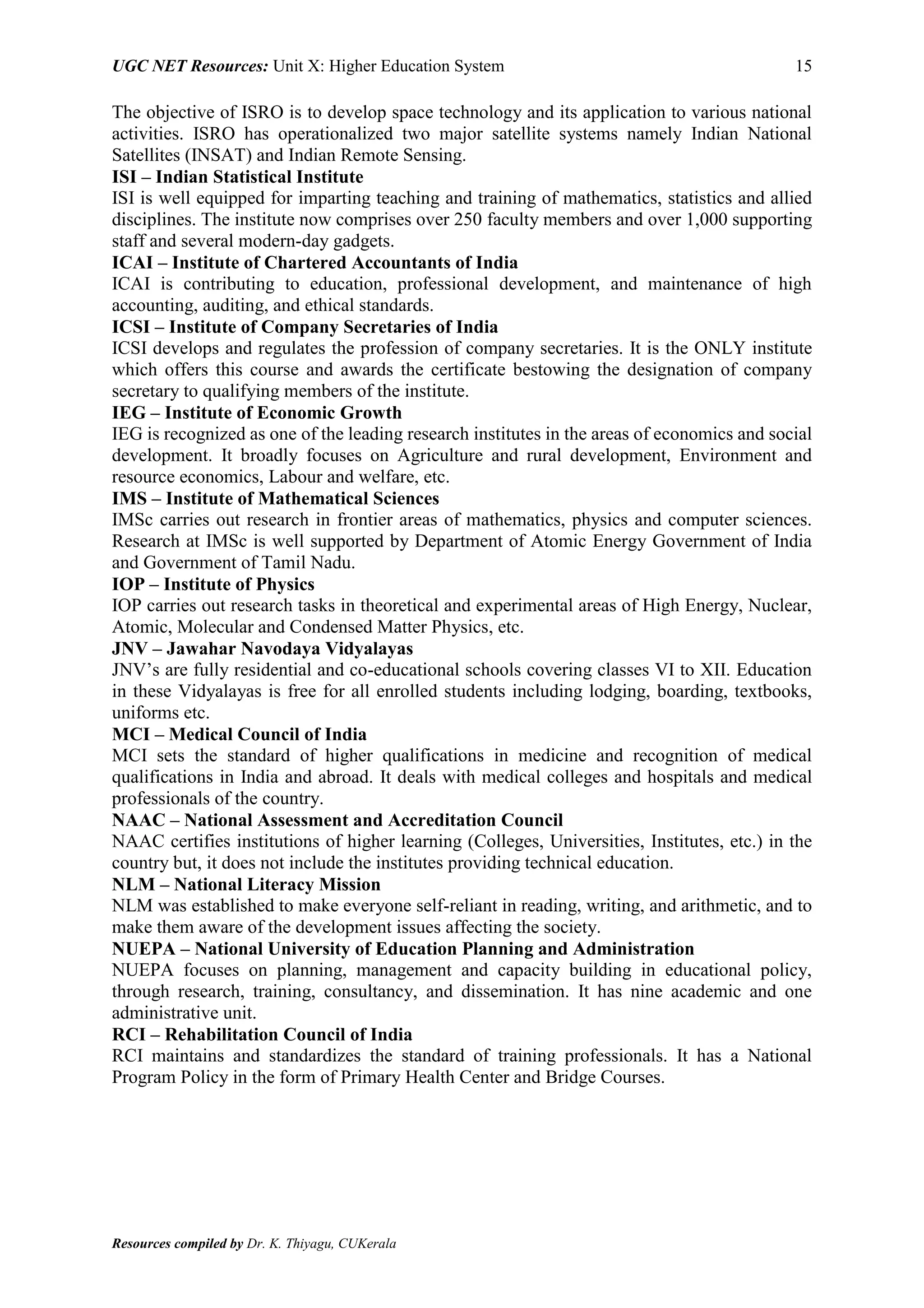 Unit 10 - Higher Education System UGC NET Paper I.pdf