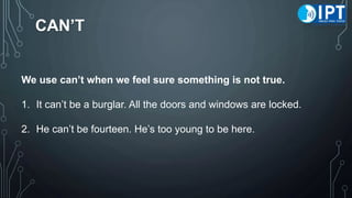 Unit 10 speculations | PPT