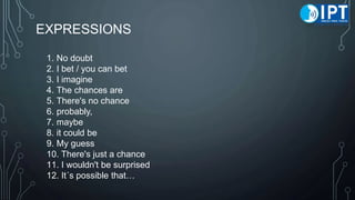 Unit 10 speculations | PPT