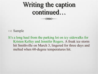 Unit 10 The Caption | PPT