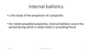 Rocket Basic And Space Propulsion | PPTX