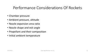 Rocket Basic And Space Propulsion | PPTX