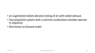 Rocket Basic And Space Propulsion | PPTX