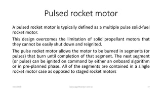 Rocket Basic And Space Propulsion | PPTX