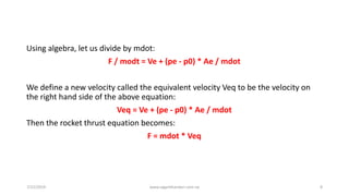 Rocket Basic And Space Propulsion | PPTX