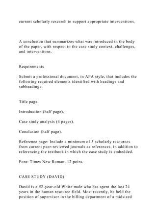 Unit10Assign1Case Study Analysis AdulthoodFor this assignme.docx