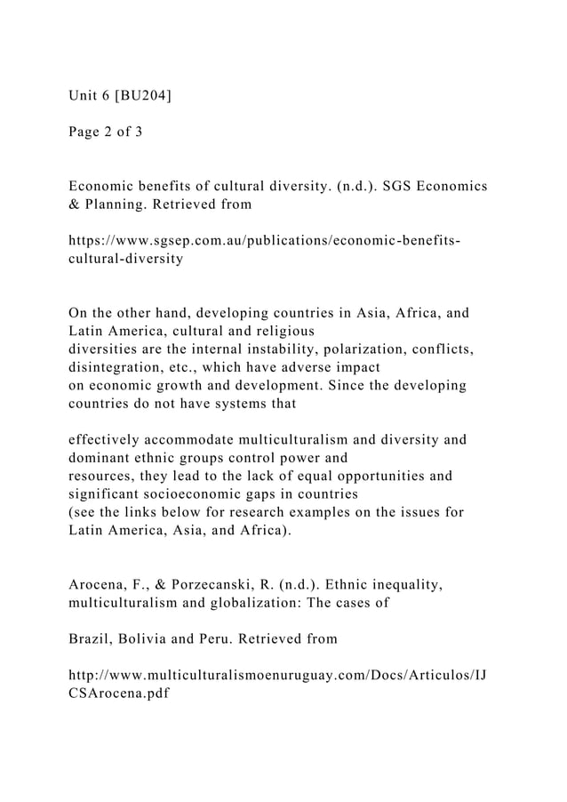 Unit 10 [BU204] Page 1 of 6 Unit 10 Assignment Mon.docx