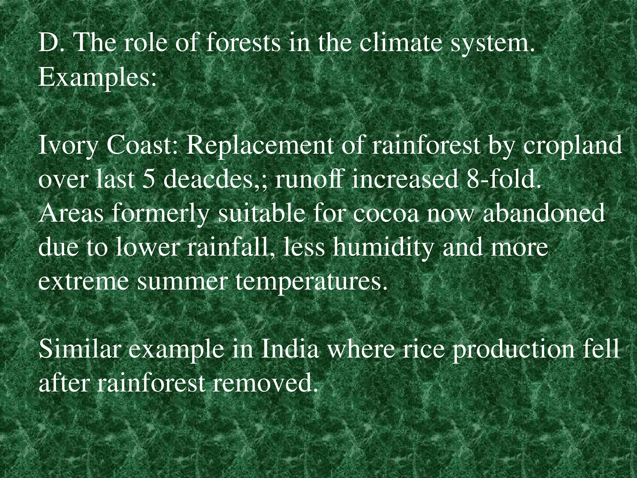 unit10 deforestation.ppt Bs Nursing 5th Samester | PPT