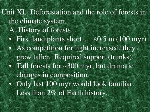 unit10 deforestation.ppt Bs Nursing 5th Samester | PPT