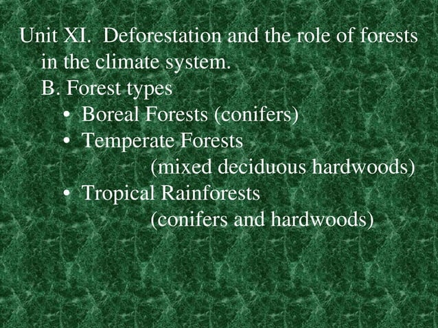 unit10 deforestation.ppt Bs Nursing 5th Samester | PPT