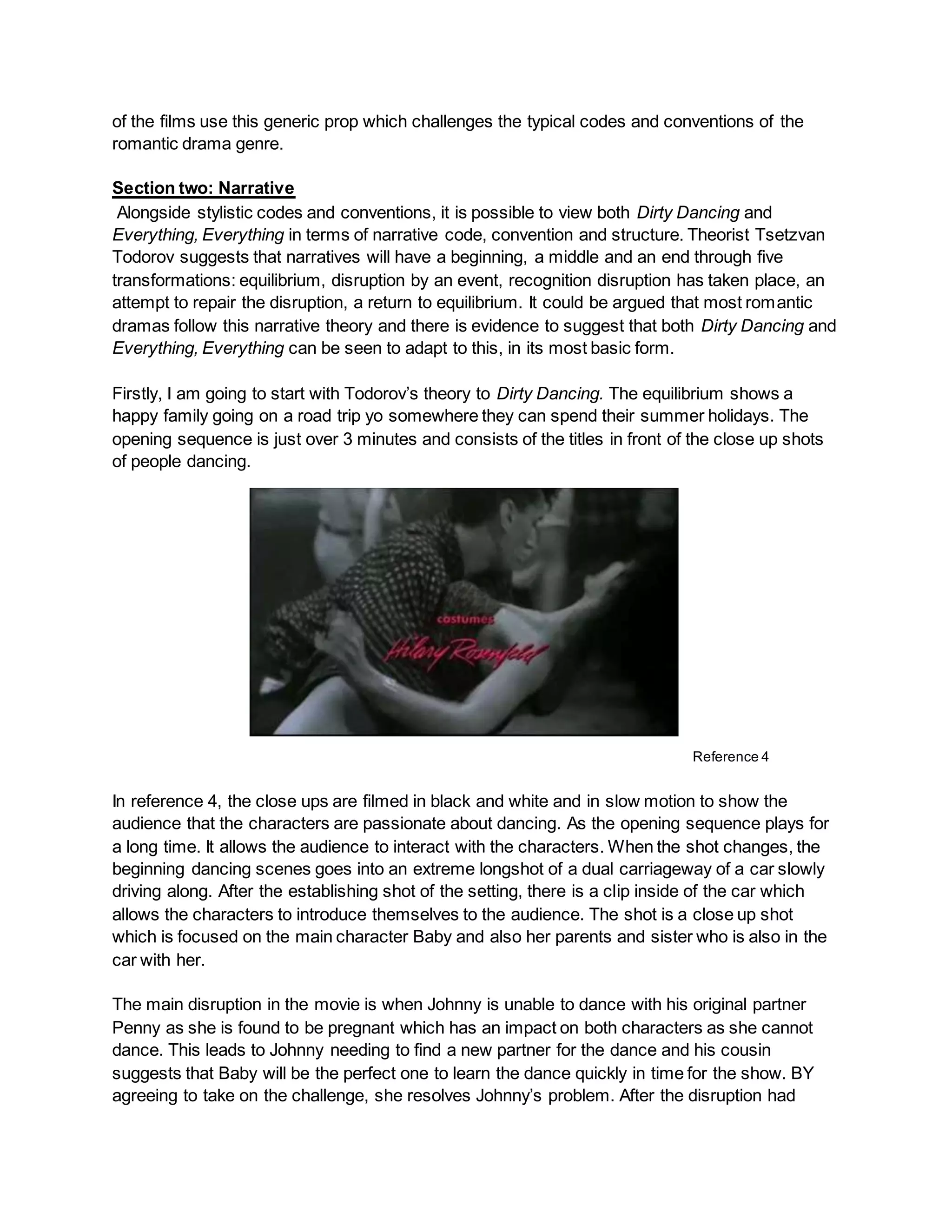 Unit 10: Fictional Film Codes and Conventions | DOCX