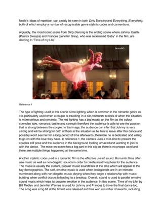 Unit 10: Fictional Film Codes and Conventions | DOCX