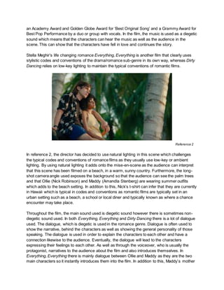 Unit 10: Fictional Film Codes and Conventions | DOCX