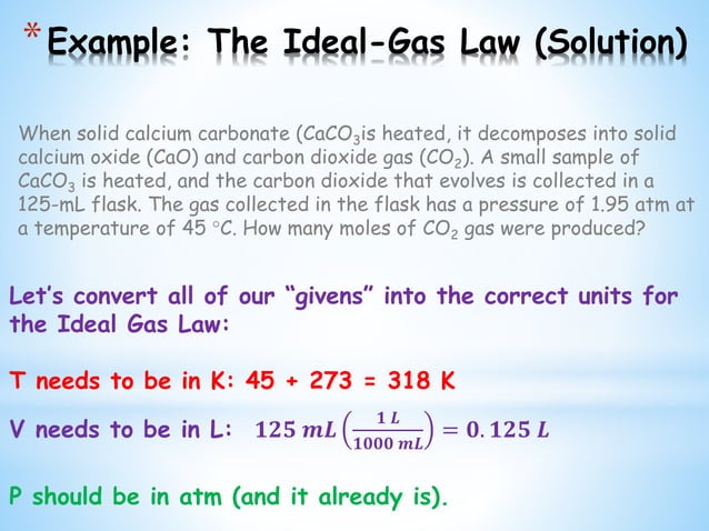 Chem II - Ideal Gas Law (Liquids and Solids) | PPTX