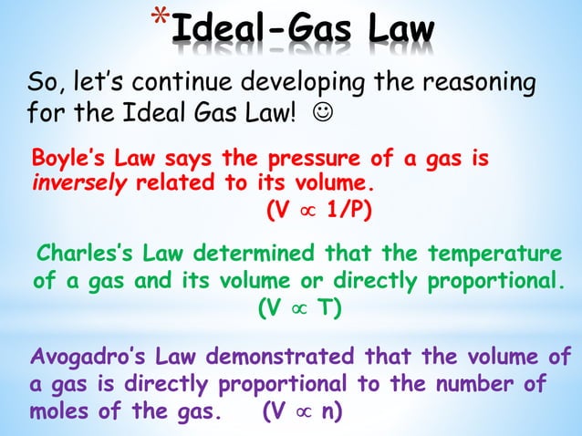 Chem II - Ideal Gas Law (Liquids and Solids) | PPTX